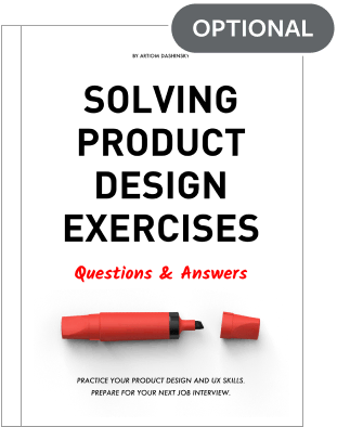 Solving Product Design Exercises: Questions & Answers book by Artiom Dashinsky